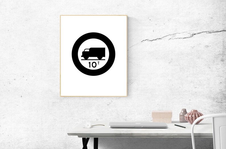 French Lorry Poster Camion Français Illustration Poster | Etsy