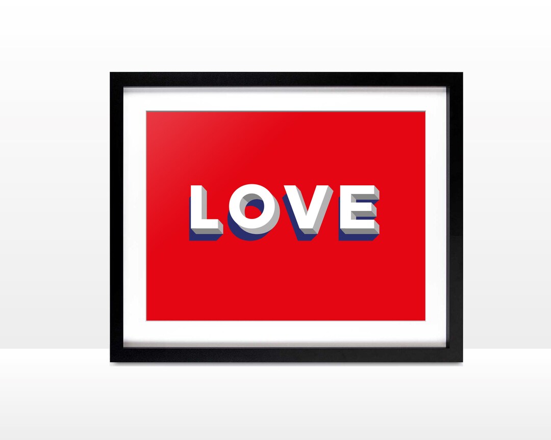 Love Poster - Etsy