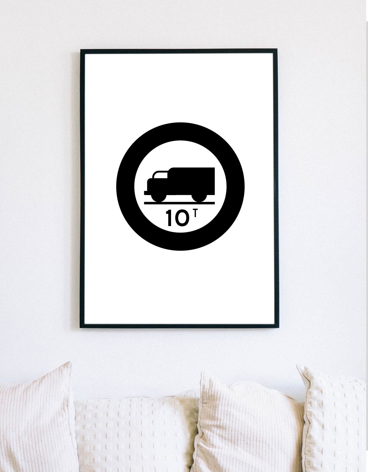 French Lorry Poster, Camion Français, Illustration, Poster, Quirky ...