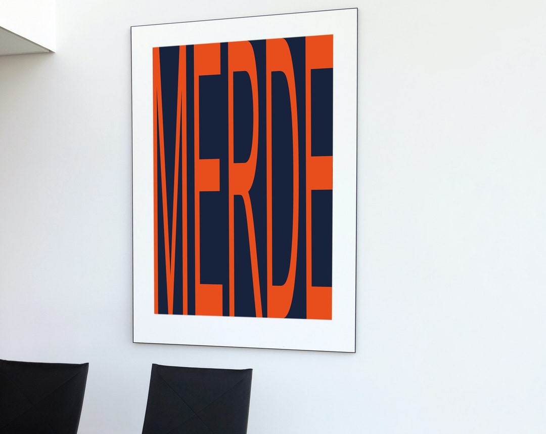 MERDE Poster - Etsy