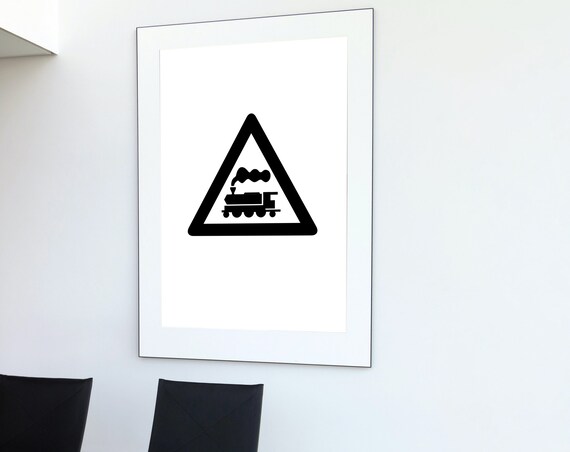 Italian Locomotive Road Sign | Etsy