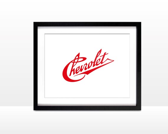 Vintage Cursive Chevrolet Logo