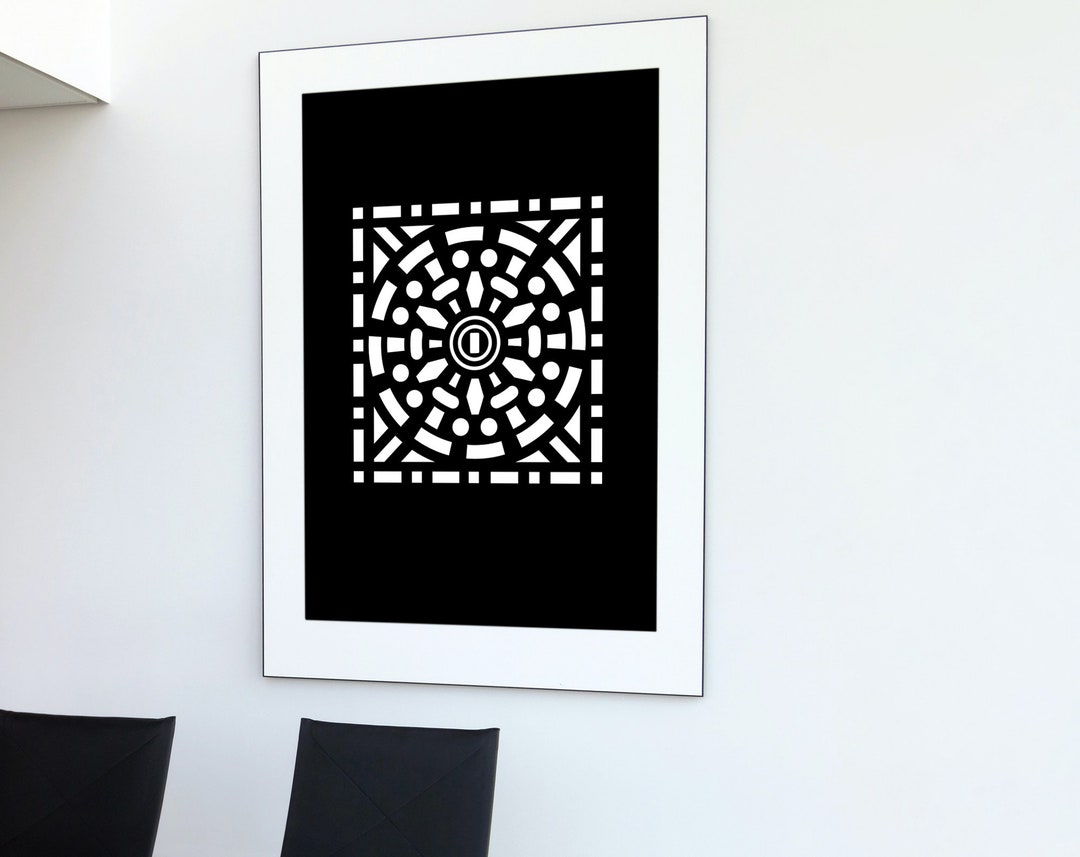 Manhole Cover France Minimalist Poster - Etsy