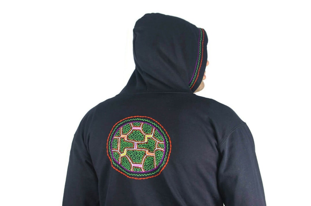 Shipibo Hoodie Sweater Shaman Ritual Amazon Ayahuasca - Etsy