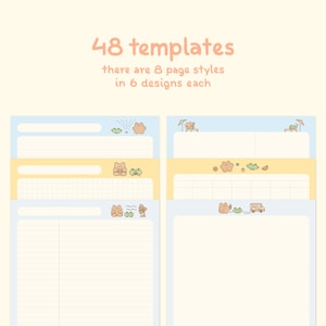 Cute Digital Notebook Template: Summer Fun | Goodnotes, Samsung Notes ...