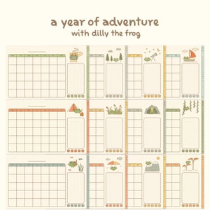 Cute Frog Undated Digital Planner | for Goodnotes, Samsung Notes, Ipad ...
