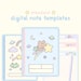 Cute Green Digital Notebook With Tabs: Plant Shop Goodnotes, Samsung ...