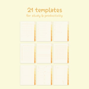 Cute Yellow Digital Notebook With Tabs: Lemon Bear | for Goodnotes ...