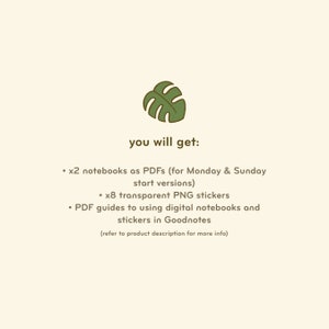 Cute Green Digital Notebook With Tabs: Plant Shop | Goodnotes, Samsung ...