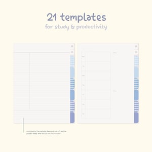 Cute Blue Digital Notebook With Tabs: Blueberry Bear | for Goodnotes ...