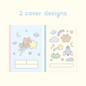 Cute Sky Blue Digital Notebook Template: Dreamland | Goodnotes, Samsung ...