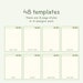 Cute Green Digital Notebook Template: Plant Friends | Goodnotes ...