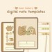 Cute Green Digital Notebook With Tabs: Plant Shop Goodnotes, Samsung ...