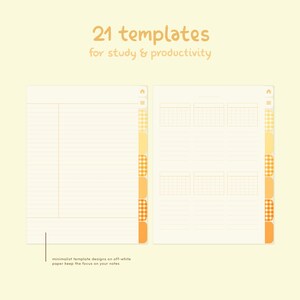 Cute Yellow Digital Notebook With Tabs: Lemon Bear | for Goodnotes ...