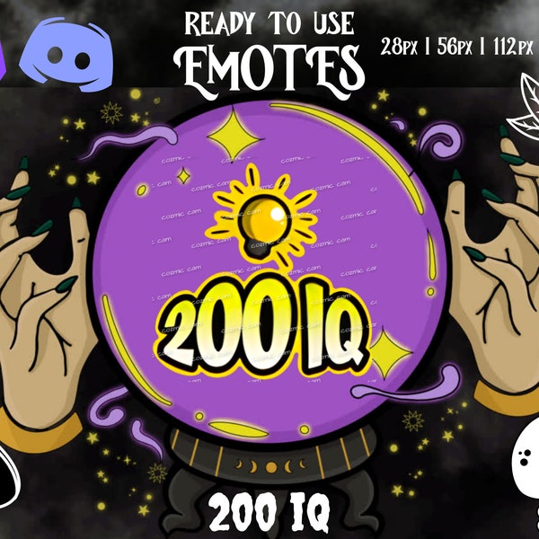 200 Iq Brain Emote - Etsy