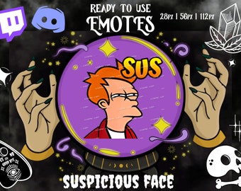 Sus Face Twitch Emote - Etsy