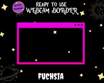 Yellow Y2K Windows Cam Border Twitch Discord Youtube | Etsy