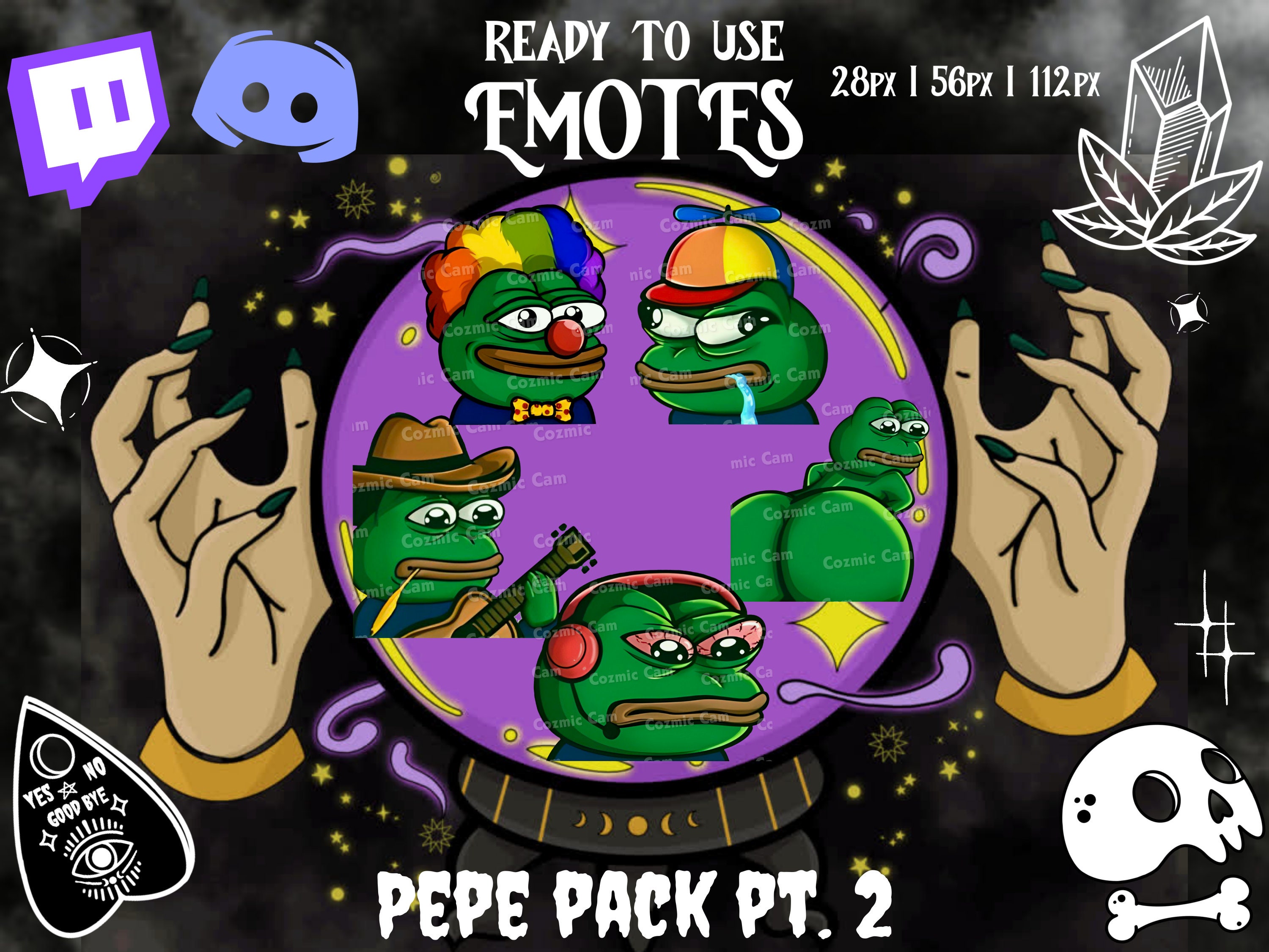 Pepe Reaction Meme Emote Pack Twitch Discord Youtube Funny Memes Chat ...