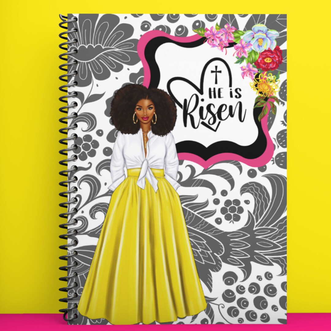 Christian Planner Cover| Easter Planner Dashboard| He is Risen| Black ...