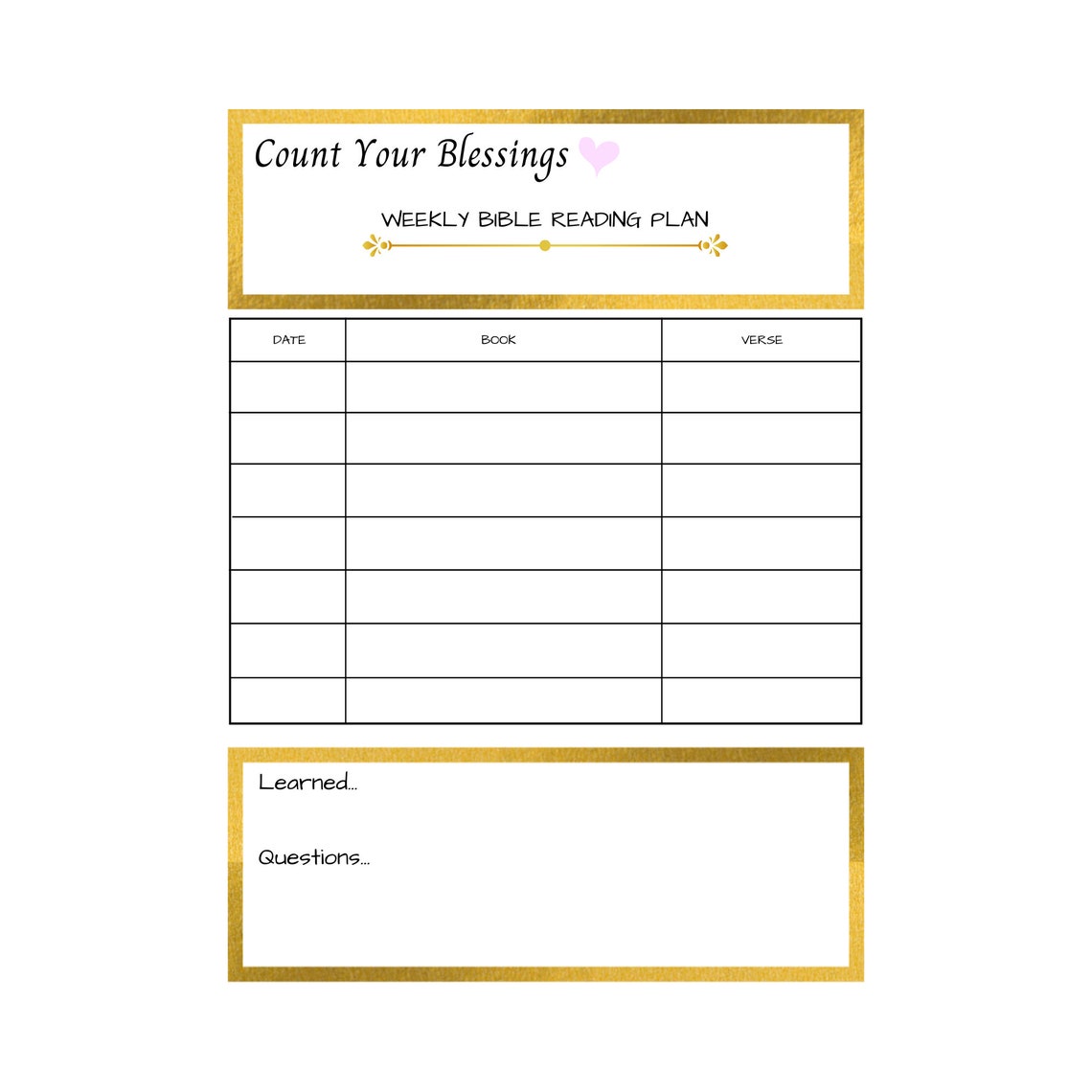 Undated Devotional| Printable Devotional| Bible Devotional| Prayer ...