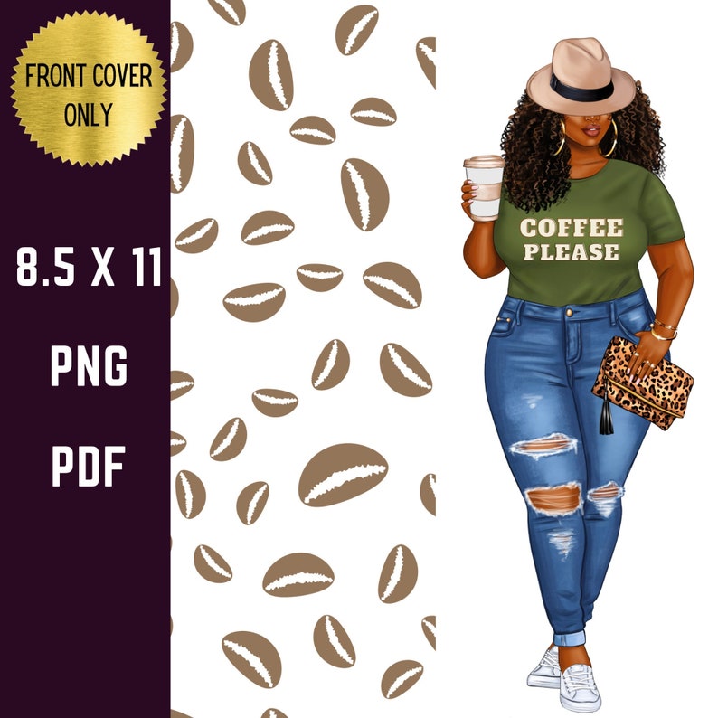 Coffee Planner Dashboard| PNG Planner| Binder Cover| HP Cover| Journal ...