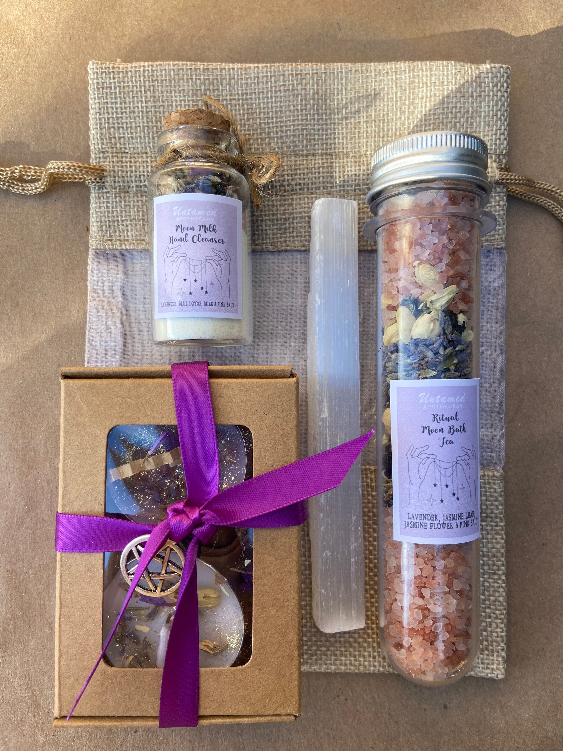 Moon Ritual Kit. Low Energy Witch Practice. Full & New Moon. | Etsy