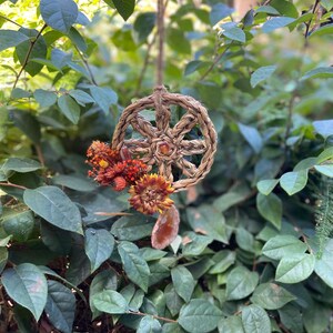 Folkcraft Sun Wheel. Litha, Mabon and Samhain Fall Season Pagan Decor ...