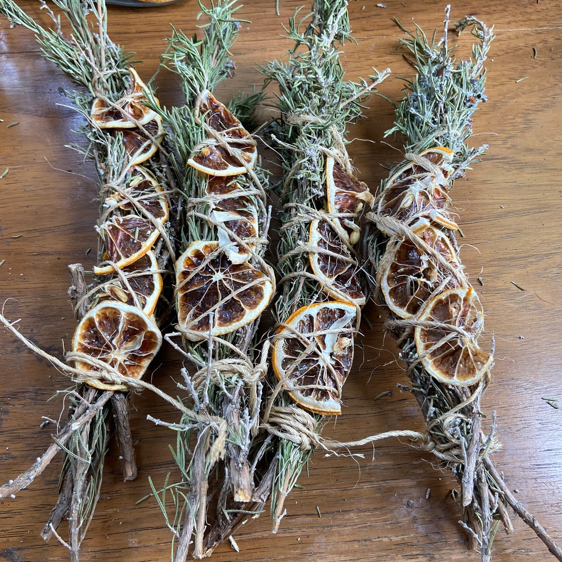Rosemary smoke cleansing bundle w. shell for ash and ritual | Etsy