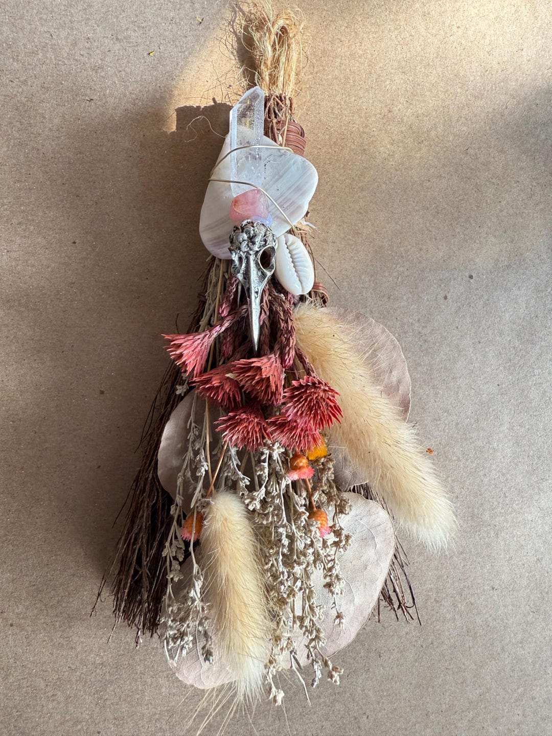 Cinnamon Scented Fall Floral Broom: Mabon, Samhain, Halloween Altar ...