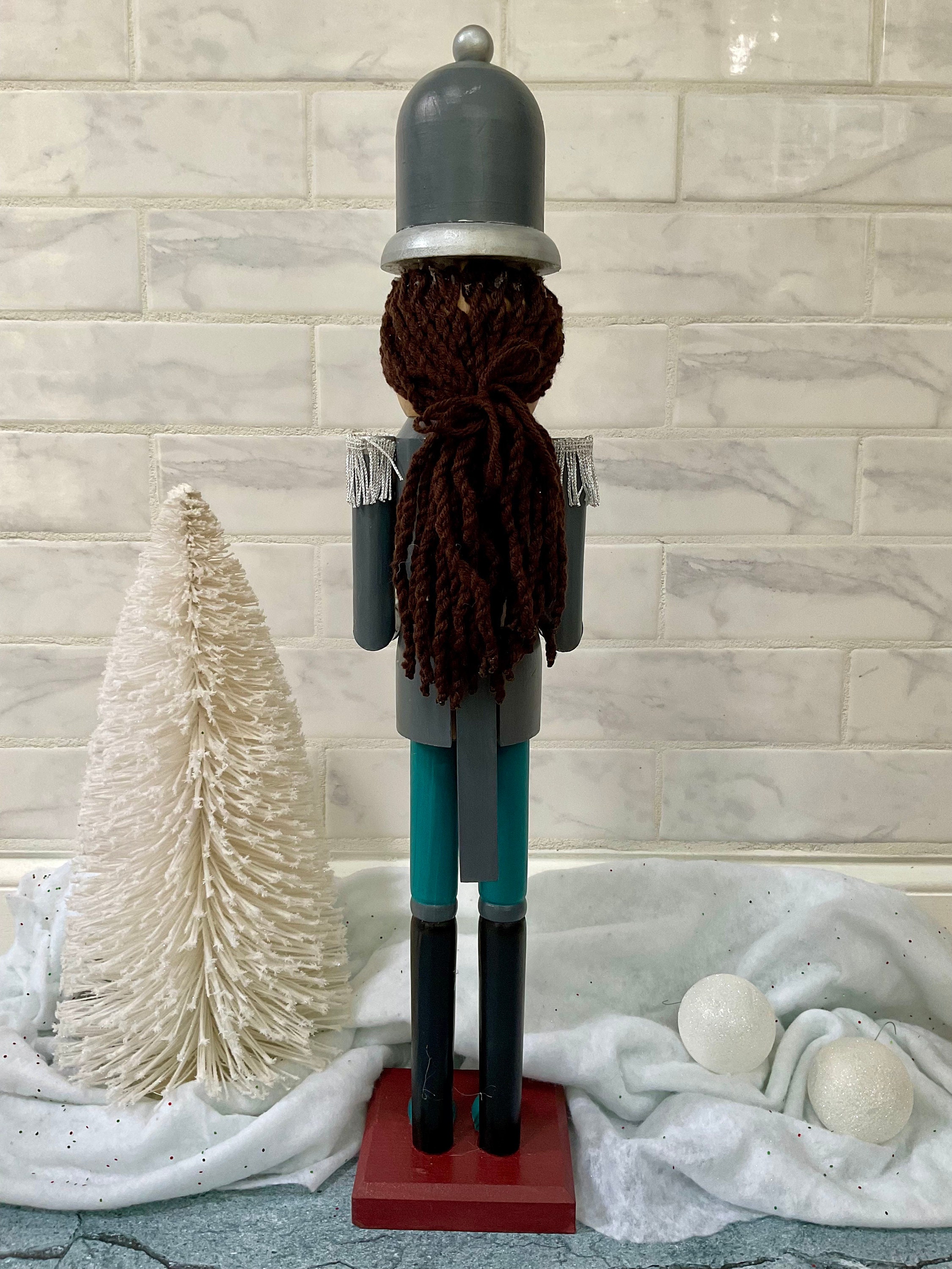 African American Nutcracker Gray Shapes , Christmas, Holiday, Decor - Etsy