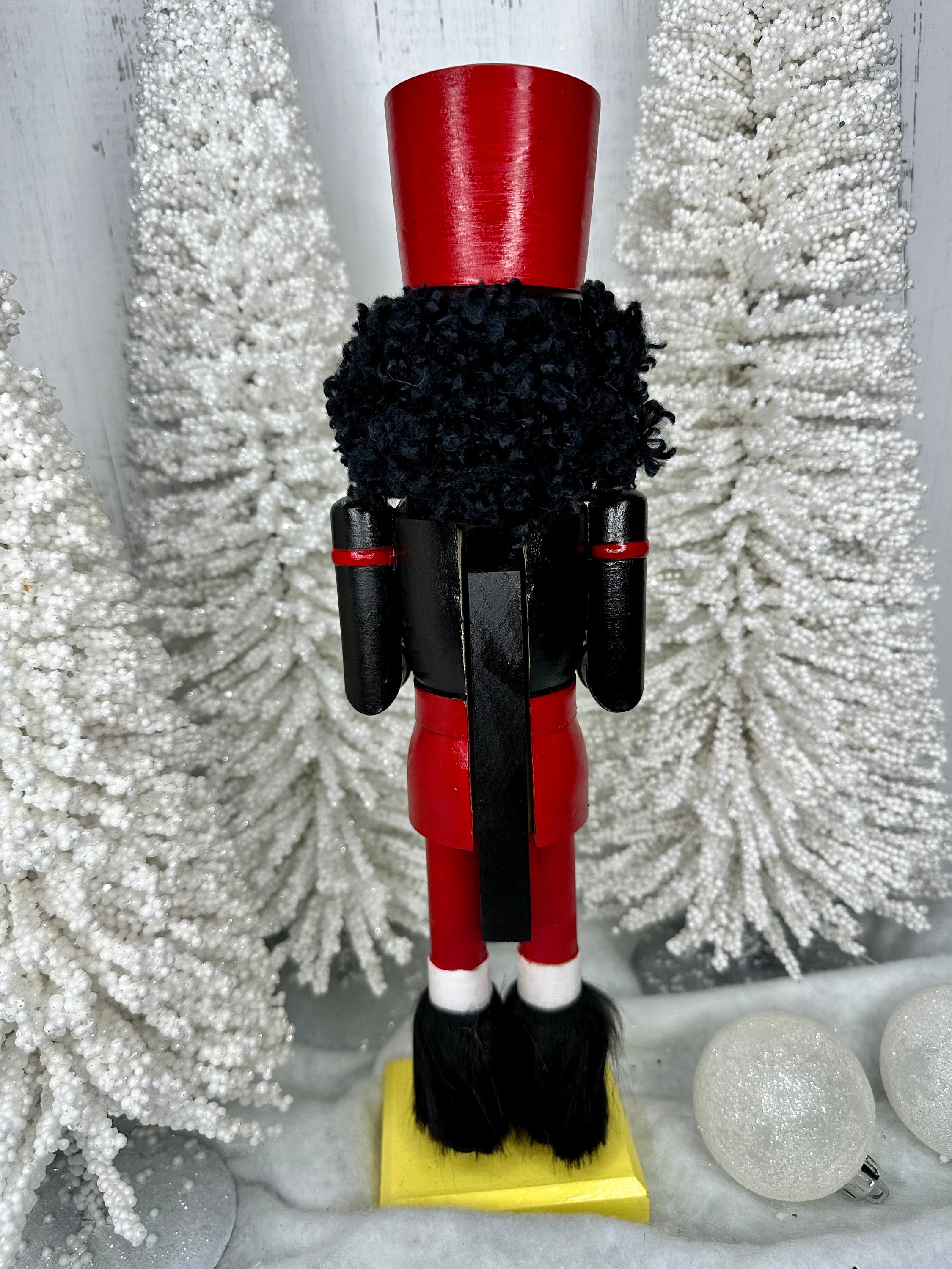 African American Nutcracker Black Buffalo Check Christmas Holiday Decor Etsy UK