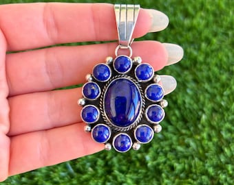 Navajo Ray Tracey Knifewing Jewelry, 925 Sterling Silver and Lapis ...