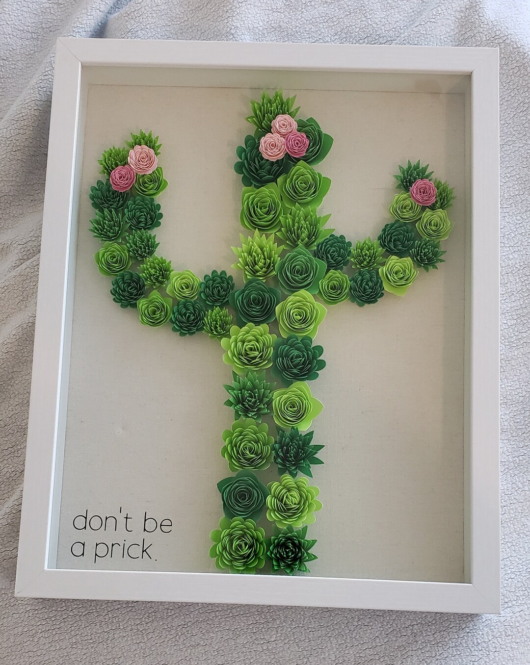 Cactus Shadow Box - Etsy