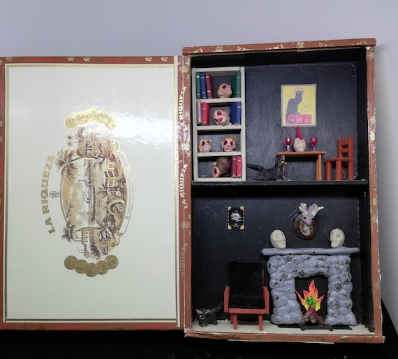 Cigar Box Creepy Party Diorama - Etsy