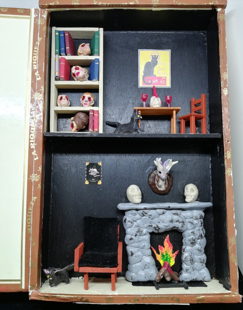 Cigar Box Creepy Party Diorama - Etsy