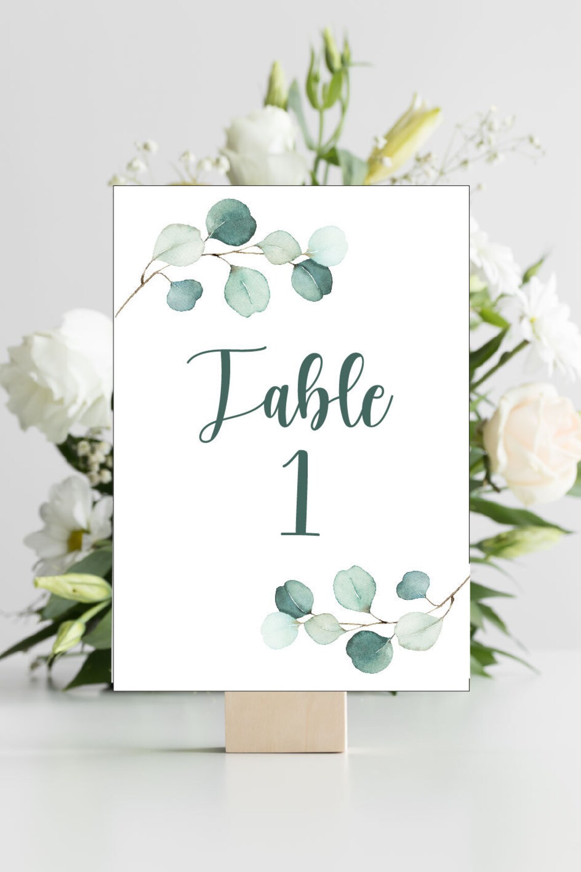 Eucalyptus Table Numbers Wedding Table Numbers Wedding Table | Etsy UK