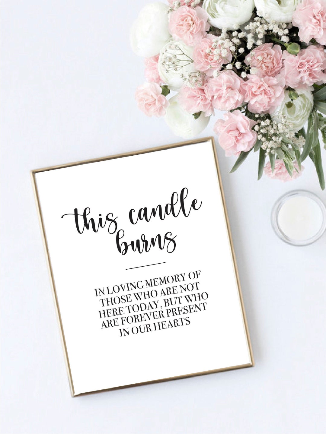 In Loving Memory Wedding Sign Loved One Wedding Sign - Etsy