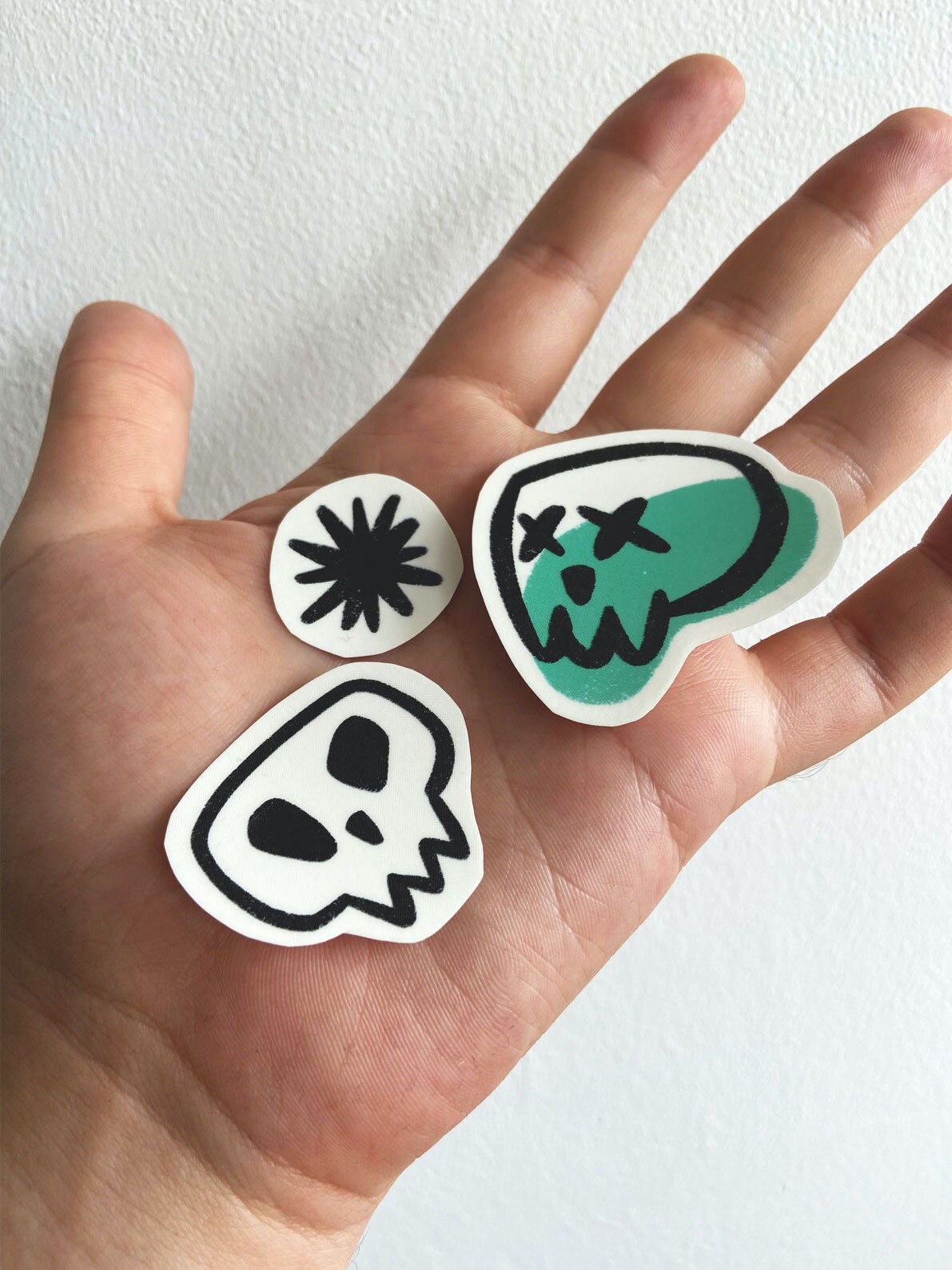 Skulls | Temporary Tattoo | Skin-safe Temporary Tattoo, Gift for Kids ...