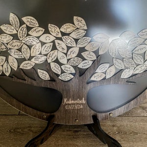 Wedding Family Tree Guest Book - DIGITAL FILES for Cnc/laser, Dxf, Svg ...
