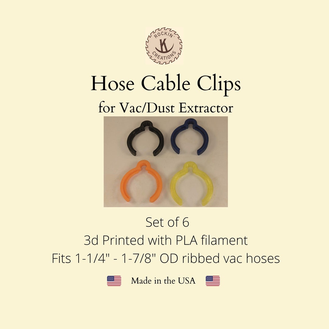 Hose Cable Clips for Vac/dust Extractor (set of 6) - Etsy