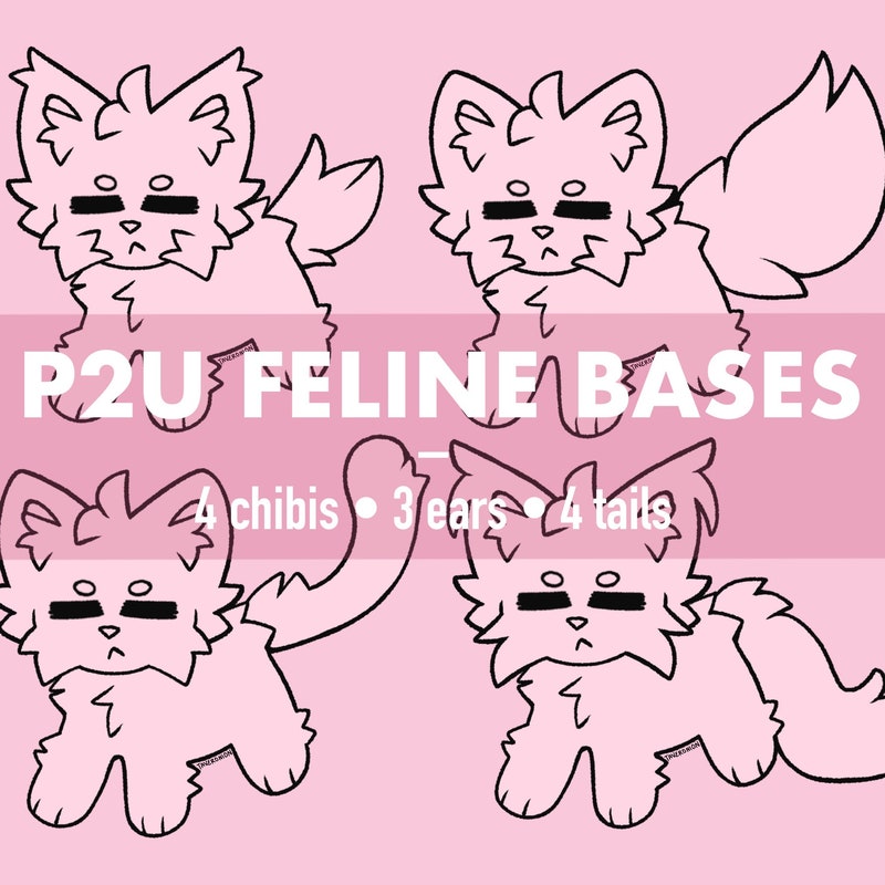 Furry Drawing Bases - Etsy