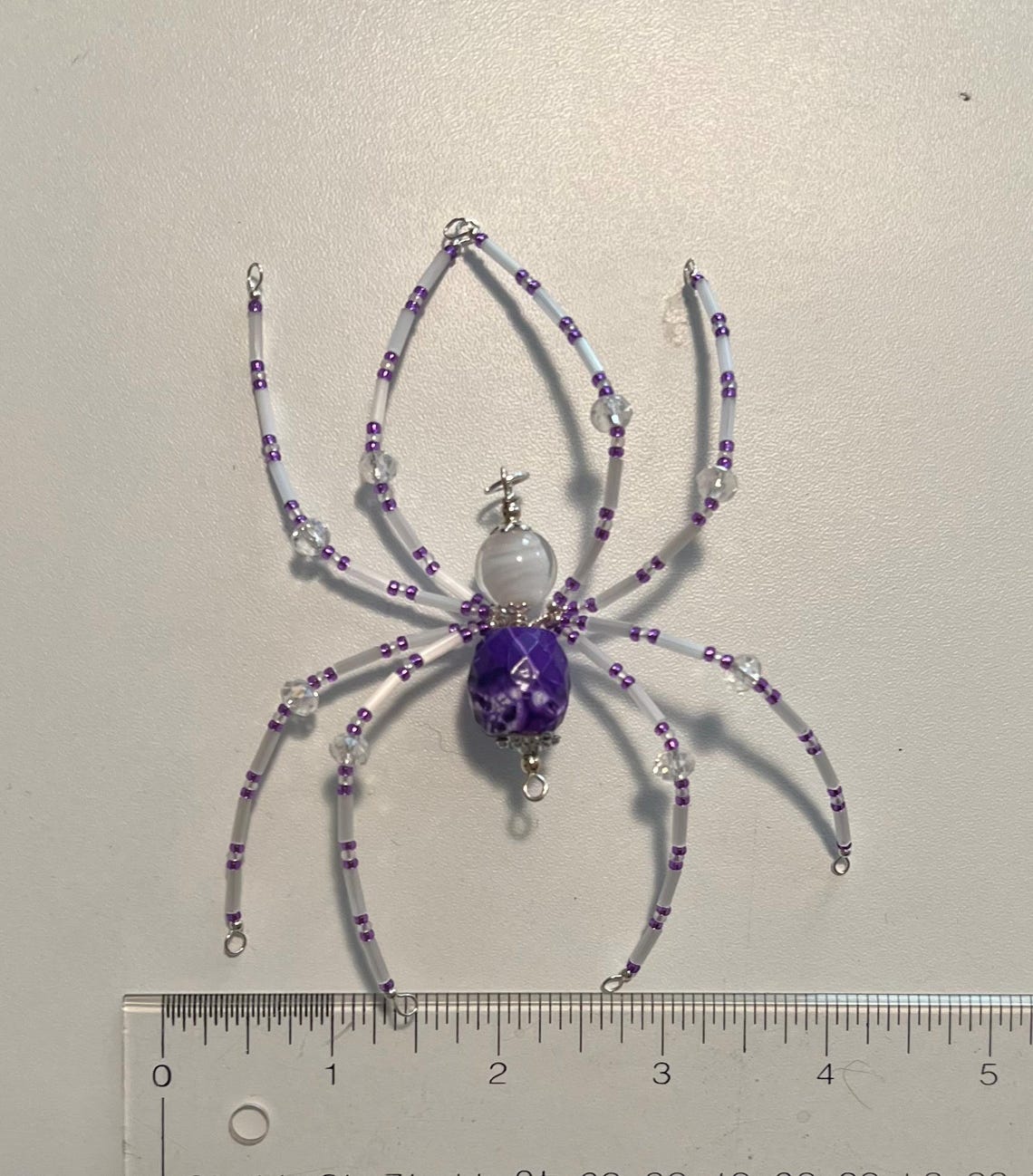 Purple and Satin Spider Sun Catcher - Etsy