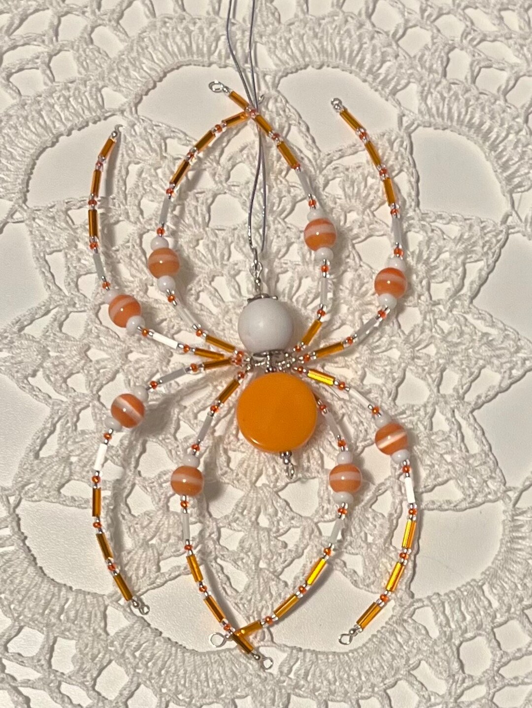 Creamsicle 'cat-eye' Spider Sun Catcher - Etsy