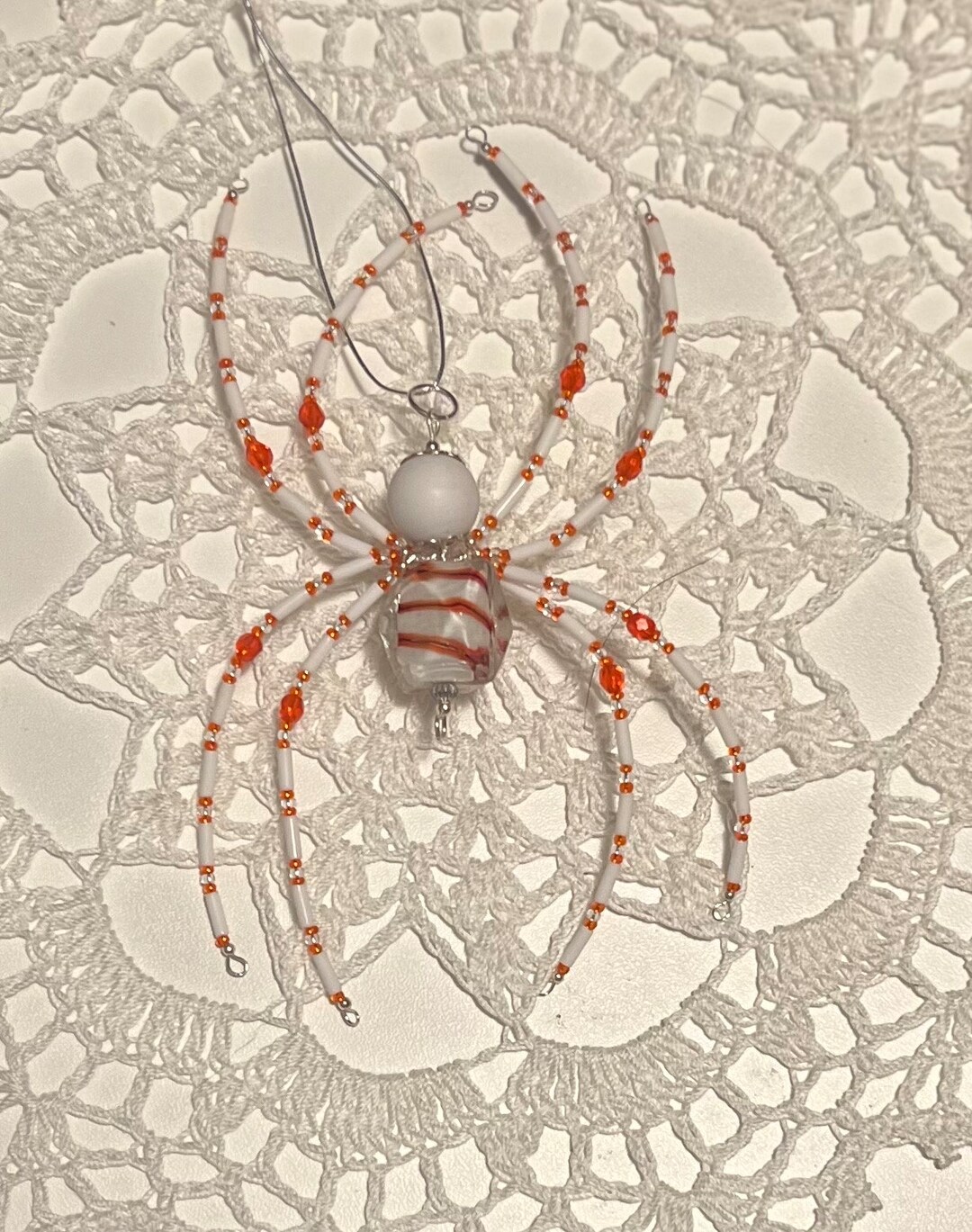 Chonky Orange Spider Sun Catcher - Etsy