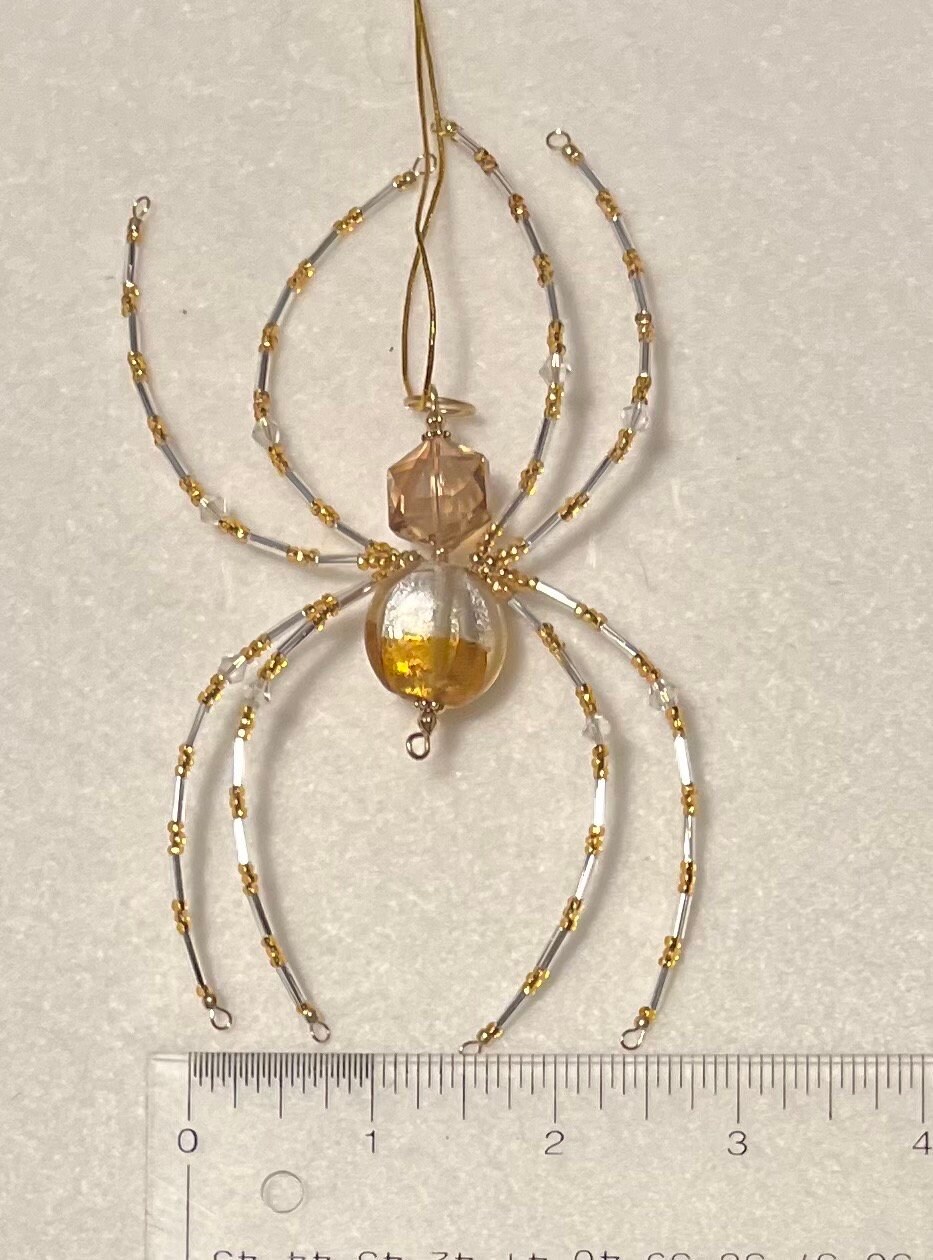 Spun Gold Spider Sun Catcher - Etsy