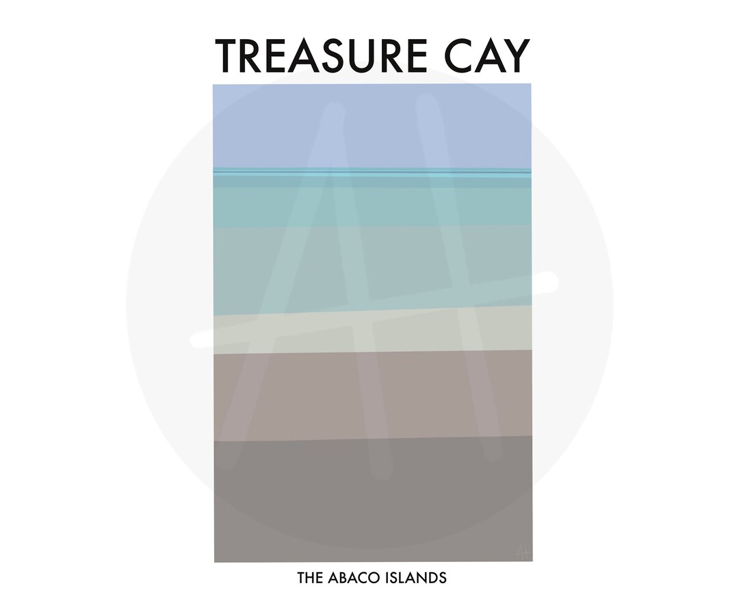 Treasure Cay Beach Poster - the Abaco Islands *DIGITAL DOWNLOAD* - Etsy