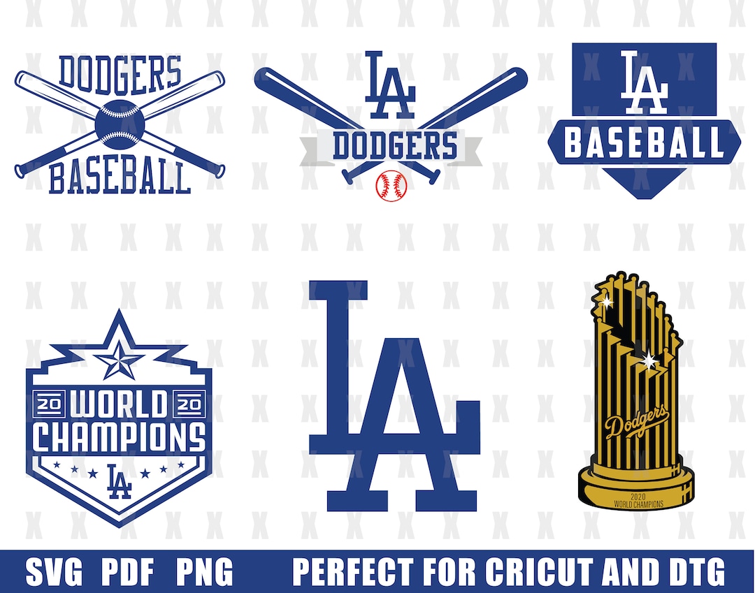 Dodgers Svg LA Svg Baseball Svg Dodgers Cricut - Etsy Australia