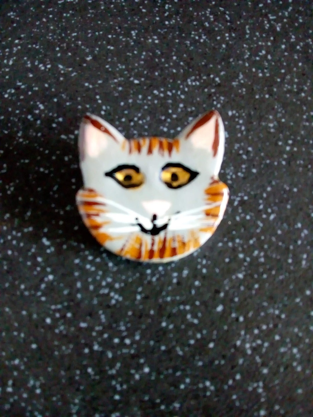 Cat pin badge brooch - Etsy France