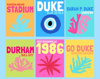 Duke University Art - Etsy