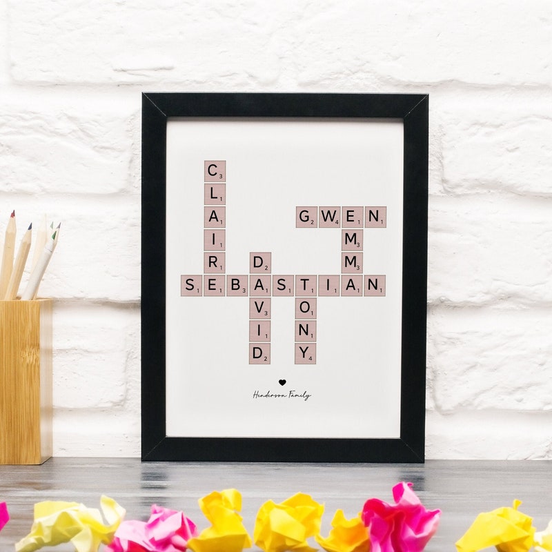 Black Scrabble Tiles - Etsy